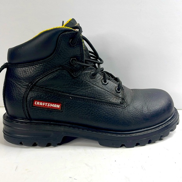 craftsman | Shoes | Craftsman Mens Kahn Black Leather Reinforced Toe ...
